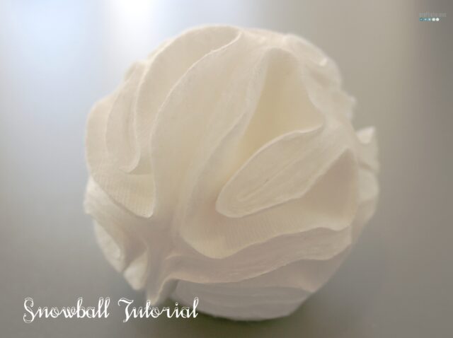 Let it snow * Snowball Tutorial – craftaliciousme