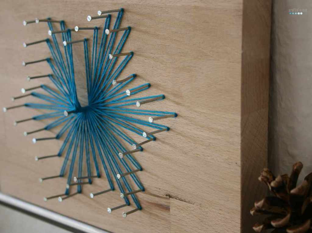 Starry Night #13 * Thread Star * DIY Advent Calendar – craftaliciousme