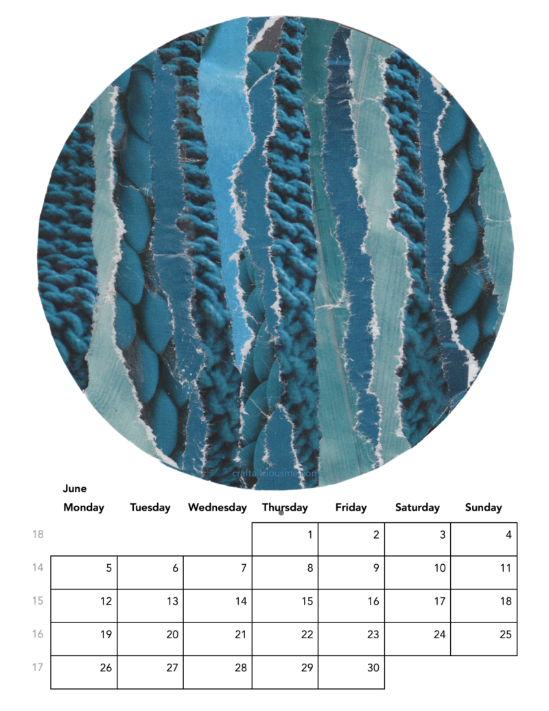 Printable Circle Calendar 2023 {Freebie} – craftaliciousme