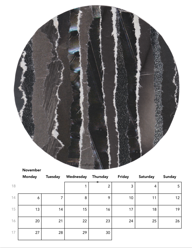 Printable Circle Calendar 2023 {Freebie} – craftaliciousme